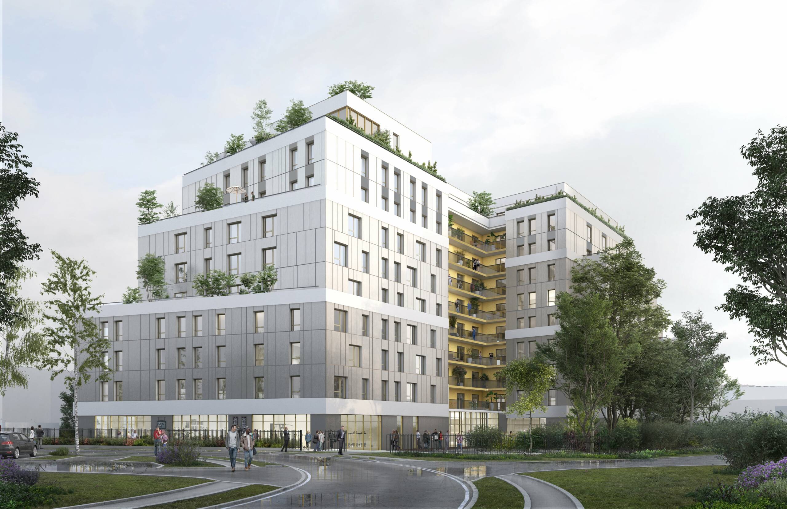 Résidence coliving — Atelier Marie-Odile Foucras