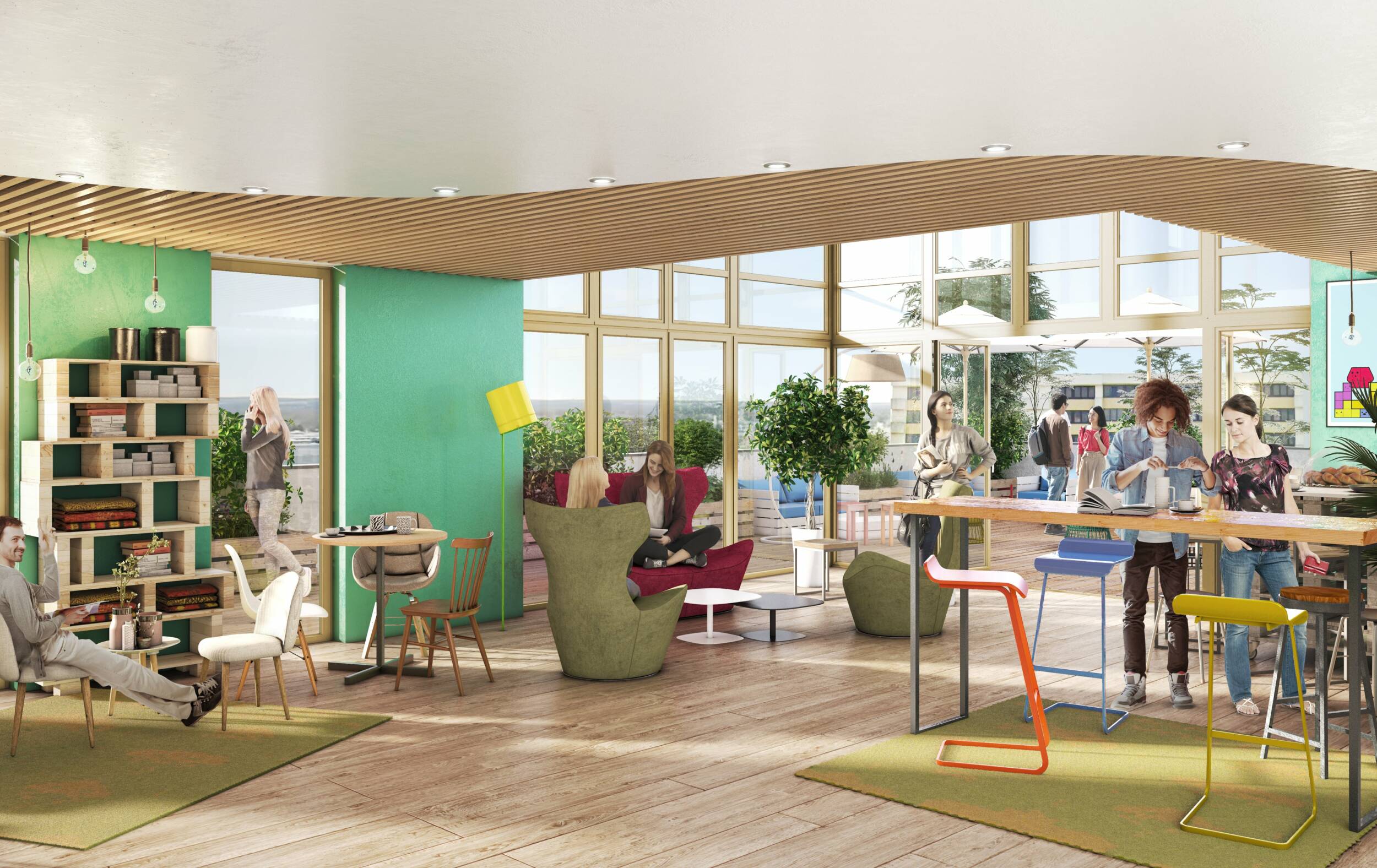 Résidence coliving — Atelier Marie-Odile Foucras